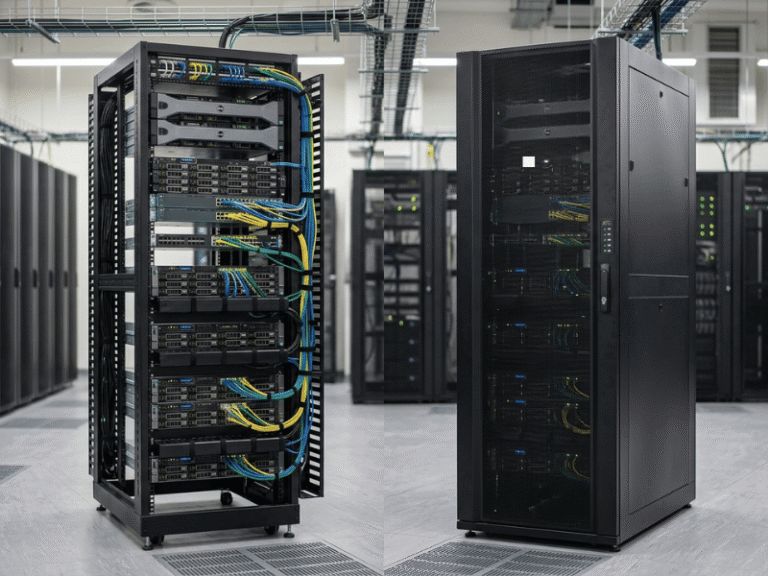 Open Frame Server Rack: Benefits, Trade-Offs & Buying Guide - Onechassis